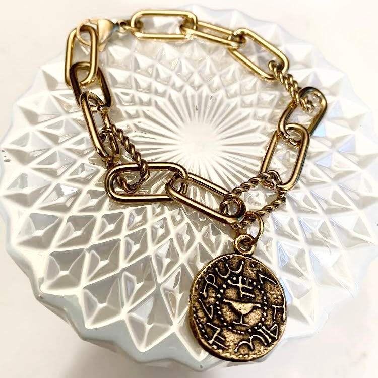 B.BéNI Expandable, gemstone, beaded charm & cuff Christian Bracelets ...